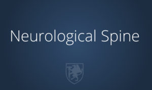 Neurological Spine – Quantum Anesthesia